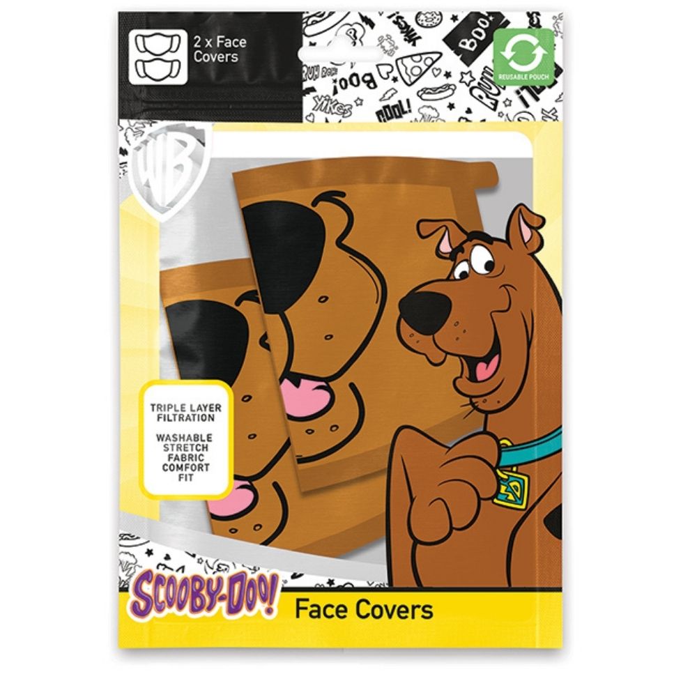 Petit Pop Scooby Doo 2 Pack Face Masks